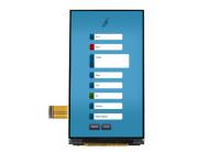 China 4.5 Inch 540 * 960 TFT LCD Resistive Touchscreen Ips Panel Lcd Mipi / Rgb Interface Optional for sale
