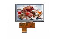 China 5 Inch TFT Lcd Display 800 X 480 Resolution Capacitive Touchscreen For Industrial Equipment for sale