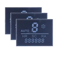 China Custom VA LCD Display for Temperature Controller Thermostat High Contrast Segment LCD Screen for sale