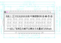 China Custom FSTN LCD Segment Display for Electricity Meter Custom Segment LCD Screen Manufacturer for sale