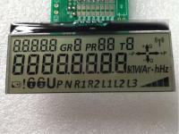 China 17 Digits 7 Segment Custom Lcd Module , Metal Pin Transflective Lcd Display Cog I2C Serial Energy Meter for sale