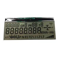China 17 Digits 7 Segment Custom Lcd Module , Metal Pin Transflective Lcd Display Cog I2C Serial Energy Meter for sale