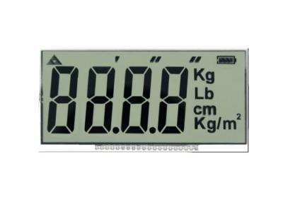 China Positive Reflective 4 Digit 7 Segment Display For Electronic Scale Static Driving Method for sale