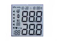 China Custom LCD Positive 4 Digit Segment TN Lcd Panel Display For Sphygmomanometer for sale