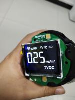 China Black Color High Constrast VA LCD Display For Smart Thermostat CE ROHS for sale