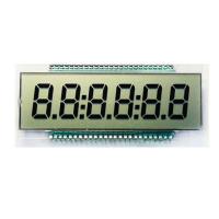 China Zebra Connector Fuel Dispenser LCD Display / Transmissive LCD Screen With Backlight for sale