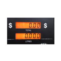 China 6 Digit 70 Pin Fuel Dispenser HTN LCD Display With Orange Backlight for sale