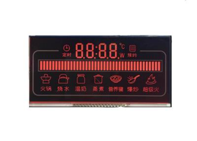 China 3.5 Volt Custom LCD Display / VA Negative High Contrast LCD Transmissive Display Module For Cooker for sale