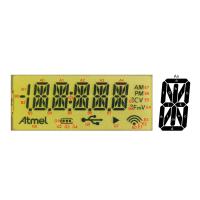 China 14 Segment LCD Transflective Transparent LCD Display Module Operating Temp -30-+80℃ for sale