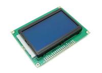 China 5V 12864 LCD Display Module 128 x 64 Dots Graphic Matrix COB LCD Screen With Blue Backlight for sale