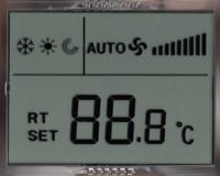 China Zebra Connector Custom LCD Display / TN HTN LCD Display Module For Thermostat for sale