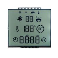 China Zebra Connector Custom LCD Display / TN HTN LCD Display Module For Thermostat for sale