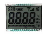 China Digit 7 Segment TN Reflective LCD Display Custom Size For Meter 3.3V for sale