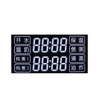 China Custom Size 7 Segment Square Screen HTN LCD Display 12 PIN Static Driving Method for sale