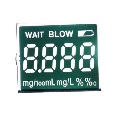China ISO TN LCD Display 64 Pin 6 Digit Transflective Dynamic Driving Method for sale