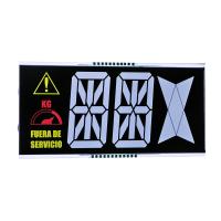 China ISO TN LCD Display 64 Pin 6 Digit Transflective Dynamic Driving Method for sale