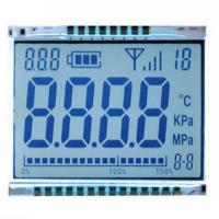 China Custom 7 Segment LCD Display Panel / High Contrast Transparent Positve LCD Module for sale
