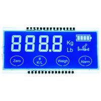 China 2.8 V HTN LCD Display Panel Custom Seven Segment High Contrast White LED for sale