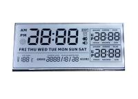 China Custom Monochrome Gray FSTN 7 Segment Lcd Display With White LED Backlight for sale