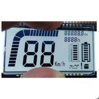 China Custom Monochrome Gray FSTN 7 Segment Lcd Display With White LED Backlight for sale