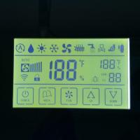 China Segment Lcd Custom Design FSTN / TN Lcd Display , Zebra Connector Trans-missive Monochrome Lcd play for Water Meter for sale