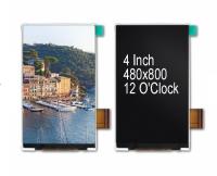 China 300cd/M2 480x800 3.97 Inch RGB Interface IPS TFT LCD Display for sale