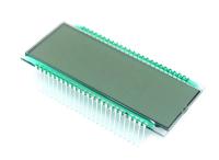 China Monochrome Lcd Segment Display HTN LCD Display Module With White LED Backlight for sale