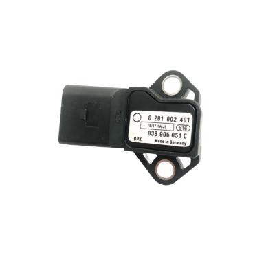 China 0281002401 038906051C Manifold Absolute Map Sensor Air Intake Pressure Sensor For VW Beetle Golf Jetta Passat for sale