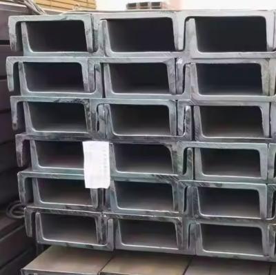 China A36 Standard Hot Rolled Galvanized C Channel Steel for Structural Applications in Construction and Bridges for sale
