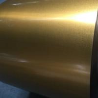 China ETP Electrolytic Steel Tinplate Gold Colour Printed Sheet For Making Metal Packaging for sale