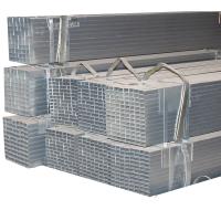 China Corrugated Square Tubing Galvanized Steel Pipe Iron Rectangular For Carports for sale