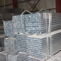 China Q195 Galvanised Square Tubing And Rectangular Steel Pipes And Tubes for sale