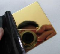 China 201 304 316 430 Gold Mirror Stainless Steel Sheets for sale