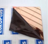 China SS201 304 316 430 Gold Mirror Stainless Steel Sheet for sale