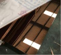 China SS201 304 316 430 Gold Mirror Stainless Steel Sheet for sale