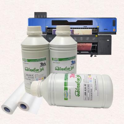 China cmyk digital heat transfer ink digital printing sublimation ink  water based ink for textile printing for sale