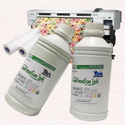 China digital printing heat press ink sublimation heat transfer paper ink for sale