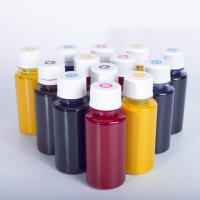 China sublimation ink 100ml six colors dye water basked printing ink women's cloth printing ink for sale