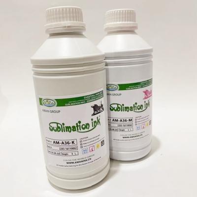 China Aman Sportswear Sublimation Ink for Sublimation Paper Transfer Printing On Polyester for sale