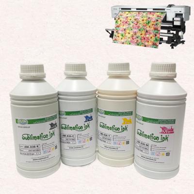 China Aman Excellent Performance Hear Transfer Dye Sublimation ink Sublimation Ink For Epson Eco Tank for sale