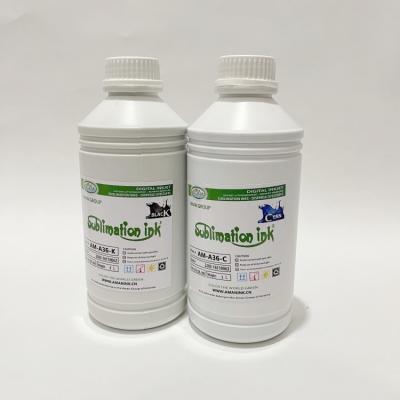 China 1000ml CM Colors water based sublimation ink Dye Sublimation Ink For Epson Workforce Printer for sale