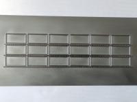 China Flat Flexible Die For Flatbed Cutting Label Printing Pressure Sensitive Label Sticker for sale
