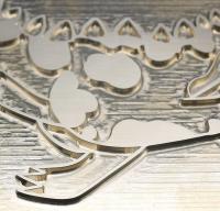 China Copper  Brass Hot Foil Stamping Plates With High Precise Engraving Depth for sale