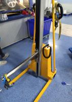 China 100KG 150KG 200KG Cylinder Forklift For Lifting Up And Down Cylinders Or Rolls for sale