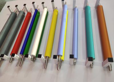 China PU Rubber Roller EPDM NBR Silicone CR For Printing Coating Textile for sale