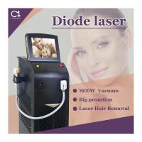 China High Power 1600W Whitening Diode Laser Hair Removal Machine 3 Wavelength 755 808 1064 for sale