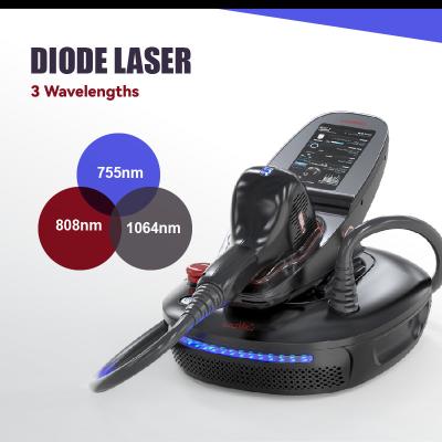 China Personal Care Home Diode Laser 755 808 1064nm for Skin Rejuvenation and Hair Removal for sale