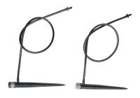China Engineering Plastic In-Ground Yard Farm Irrigation Sprinkler with 0-1.3M Spray Radius for sale
