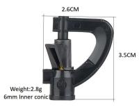 China 150-300KPA G Type Triangle Agricultural Rotary Micro Jet Sprinkler with Quick Connect for sale