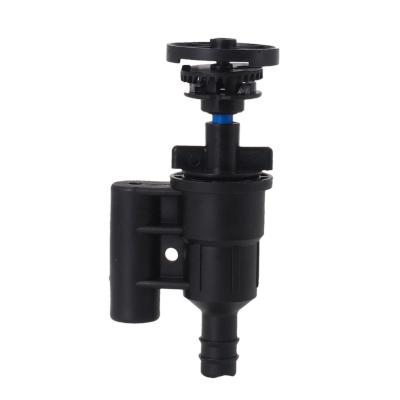 China 360 Degree Double Nozzle Rotation Plastic Sprinkler for Garden Agriculture Irrigation for sale